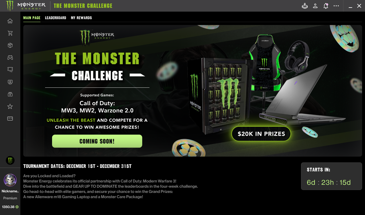 What is The Monster Challenge?