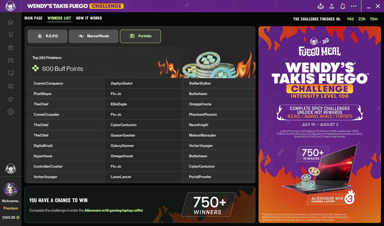 Wendy's Takis Fuego Challenge | Buff